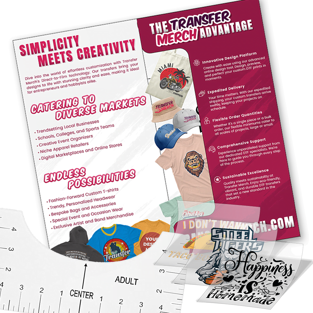 Free Sample Pack - Transfer Merch